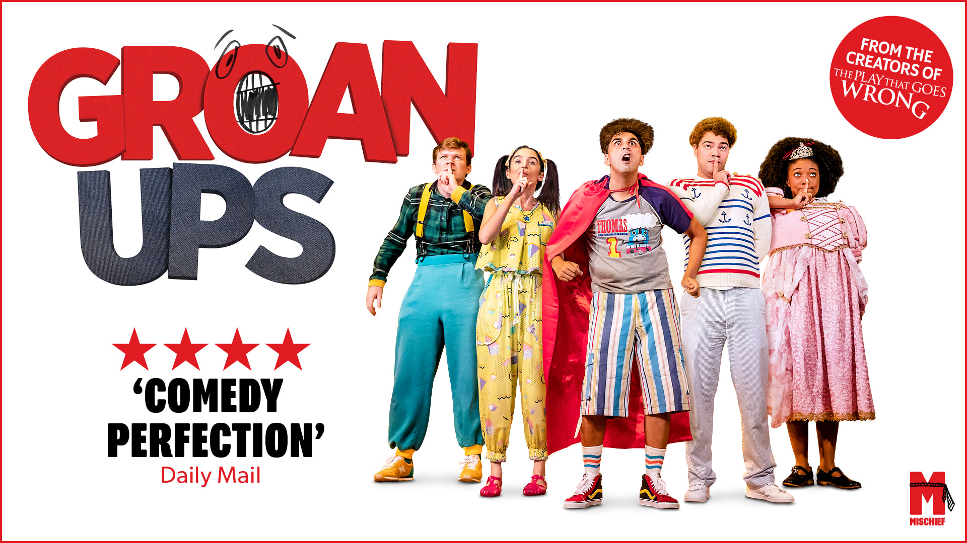 REVIEW Groan Ups UK Tour, New Theatre by Barbara Hughes-Moore - Get The ...