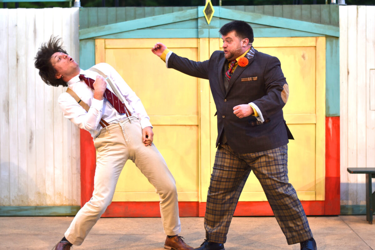 Review, One Man, Two Guvnors, Cardiff Open Air Theatre Festival by ...