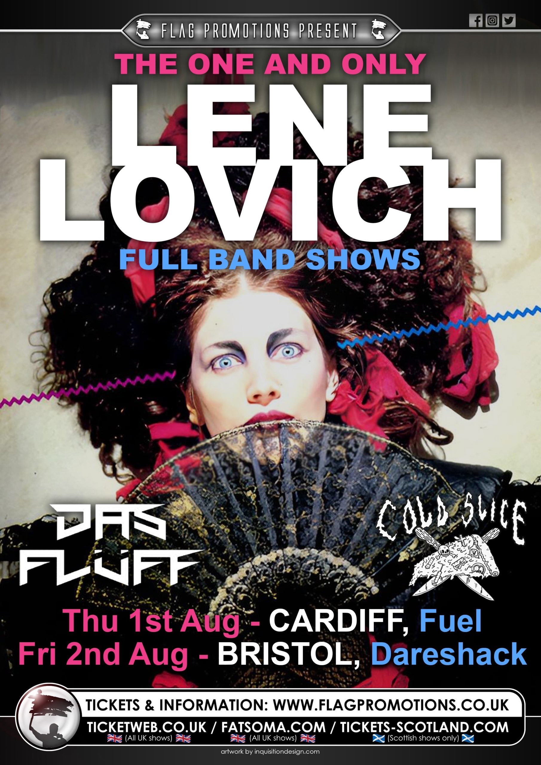 Preview The One and Only LENE LOVICH - Full band shows in 2 intimate venues. - Get The Chance